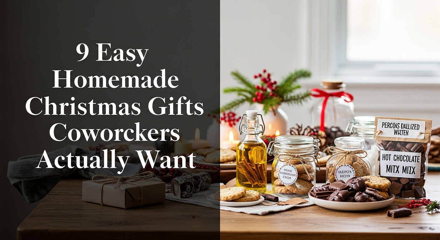 9 Easy Homemade Christmas Gifts Coworkers Actually Want - Trend Xplore
