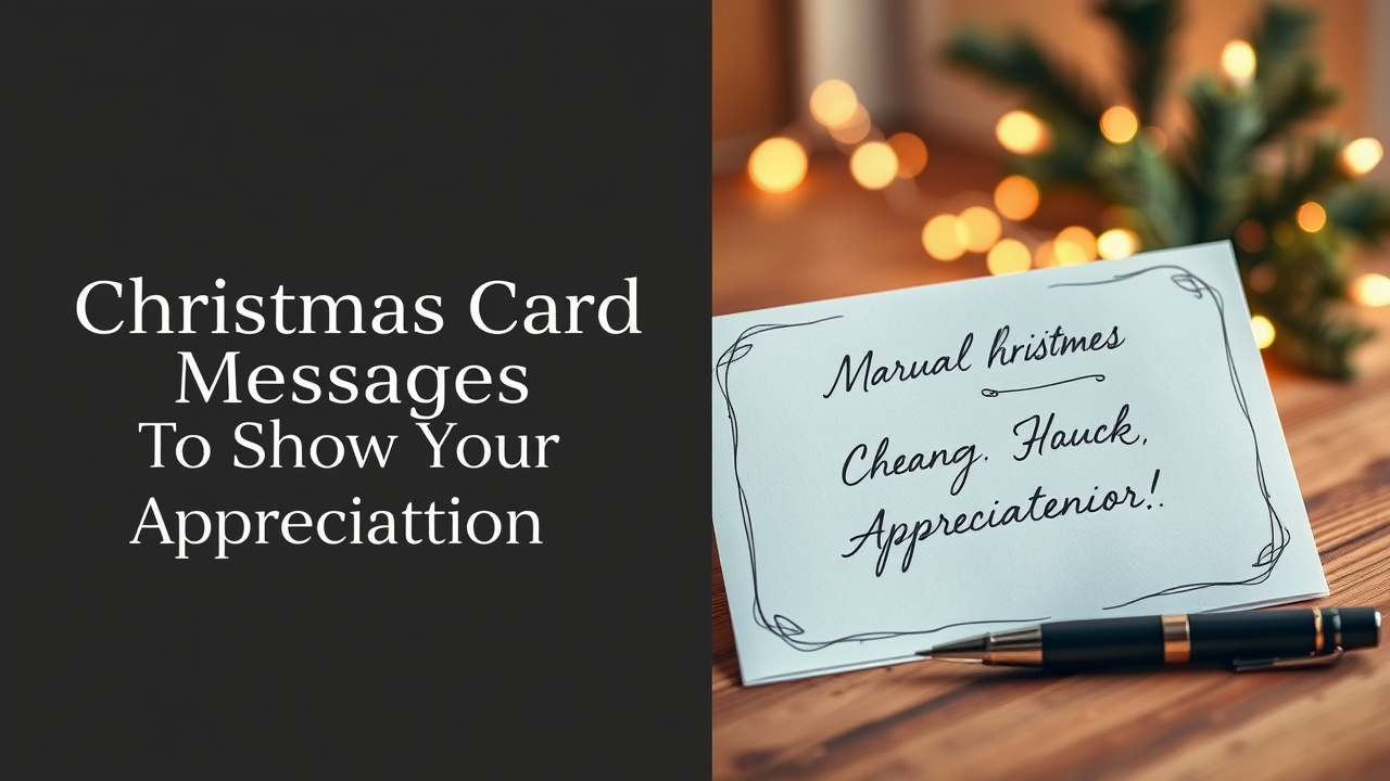 Meaningful Christmas Card Messages To Show Your Appreciation - Trend Xplore
